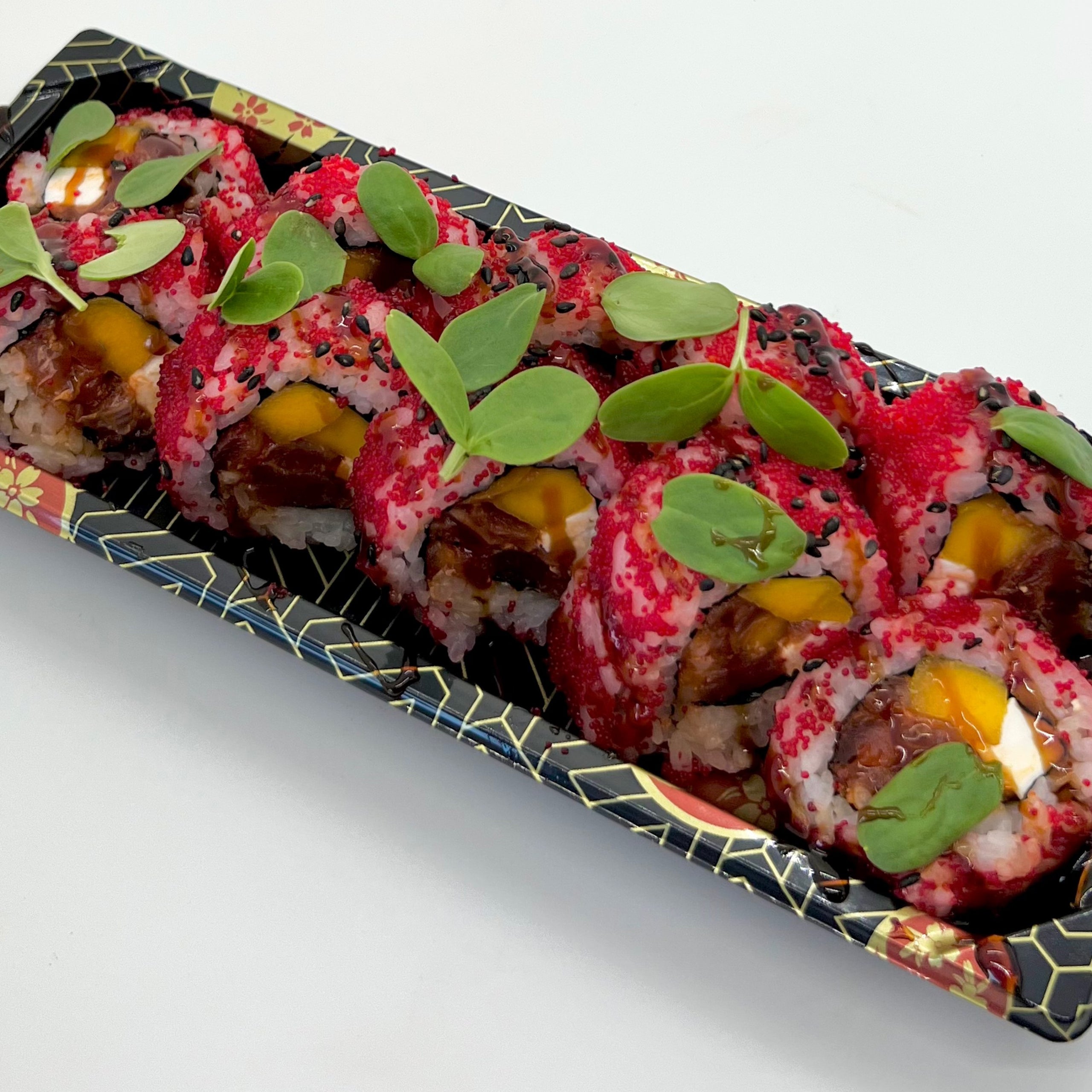 MINI LADY BUG ROLL (black rice) | 7FRIDAY SUSHI